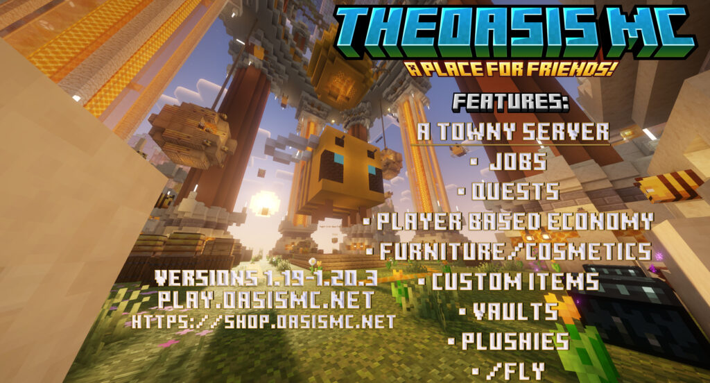 Tired of the Same Old Minecraft? Dive into TheOasis MC! - ServerBrowse